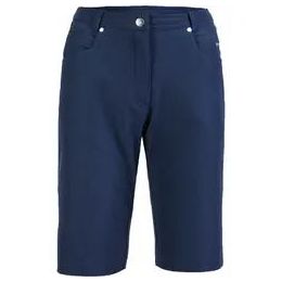 Bermudas DEPROC ACTIVE "KENORA URBAN Short & kurze Hose", Damen, Gr. 44L, Normalgr&ouml;&szlig;en, blau (navy), 97% Polyester; 3% Elasthan, Hosen Bermudas, In melierter Optik