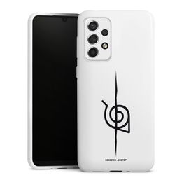 DeinDesign Galaxy A33 5G Handy Silikon H&uuml;lle Case wei&szlig; Handyh&uuml;lle Naruto Shippuden Sasuke Konoha Silikon Case