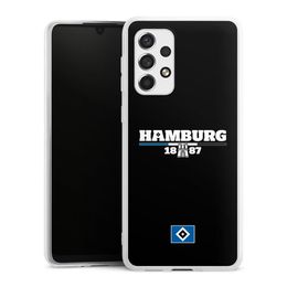 DeinDesign Galaxy A33 5G Handy Silikon H&uuml;lle Case transparent Handyh&uuml;lle Official Licensed Product Hamburg Hsv Silikon Case