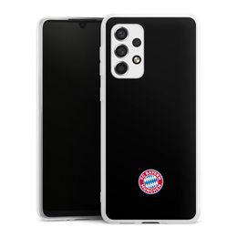 DeinDesign Galaxy A33 5G Handy Silikon H&uuml;lle Case transparent Handyh&uuml;lle Fc Bayern M&uuml;nchen Fcb Logo Silikon Case