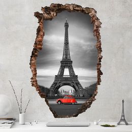 3D Wandtattoo Spot on Paris Wandsticker 3D-Optik Wandaufkleber in S-XXL 3D-Effekt