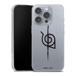 DeinDesign iPhone 16 Pro Handy Slim Case Silikon Handyh&uuml;lle transparent H&uuml;lle extra d&uuml;nn Konoha Sasuke Naruto Shippuden Silikon Slim Case