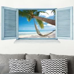 3D Wandtattoo Relaxing Day Wandsticker 3D-Optik Wandaufkleber in S-XXL 3D-Effekt