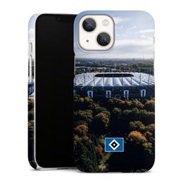 DeinDesign iPhone 13 Mini Handy Premium Case Smartphone Handyh&uuml;lle Schutzh&uuml;lle matt Hsv Hamburger Sv Stadium Premium Case