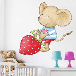Wandtattoo Kinderzimmer M&auml;dchen Lillebi Lillebi mit Herzchenkissen Wandsticker M&auml;dchenzimmer Kinder Wandaufkleber in S-XXL Baby