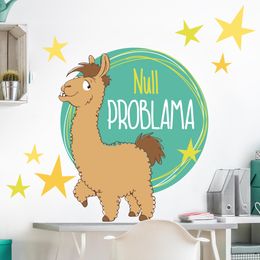 Bilderwelten Wandtattoo Tiere modern selbstklebend Wandaufkleber - NICI - Null Problama - Wandsticker Kinderzimmer Baby M&auml;dchen Jungen