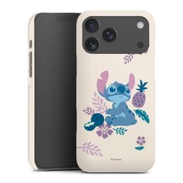 DeinDesign iPhone 17 Pro Max Handy Premium Case Smartphone Handyh&uuml;lle Schutzh&uuml;lle matt Flowers Lilo & Stitch Official Licensed Product Premium Case