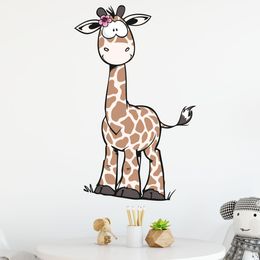 Wandtattoo Kinderzimmer NICI Wild Friends Giraffe Debbie Junge & M&auml;dchen Wandsticker Tiere Kinder Wandaufkleber in S-XXL Baby