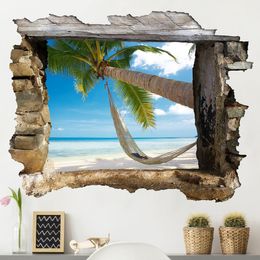 3D Wandtattoo Relaxing Day Wandsticker 3D-Optik Wandaufkleber in S-XXL 3D-Effekt