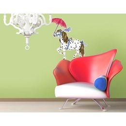 Wandtattoo Kinderzimmer M&auml;dchen Zauberponygeschichten Zirkuspony Mick Wandsticker M&auml;dchenzimmer Kinder Wandaufkleber in S-XXL Baby Tiere