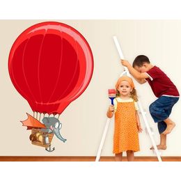 Wandtattoo Kinderzimmer Fliegender Bauernhof Elefant