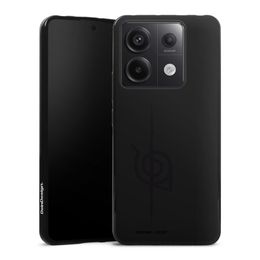DeinDesign Xiaomi Redmi Note 13 Pro 5G Handy Silikon H&uuml;lle Case schwarz Handyh&uuml;lle Konoha Sasuke Naruto Shippuden