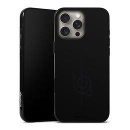 DeinDesign iPhone 16 Pro Max Handy Silikon H&uuml;lle Case schwarz Handyh&uuml;lle Konoha Sasuke Naruto Shippuden