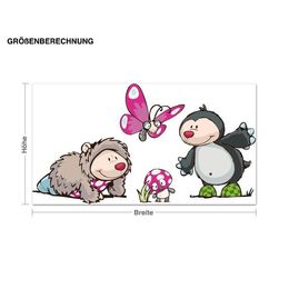 Bilderwelten Wandtattoo Tiere modern selbstklebend Wandaufkleber - NICI - Harriet - Wandsticker Kinderzimmer Baby M&auml;dchen Jungen