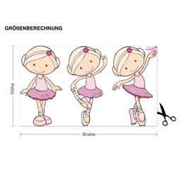 Bilderwelten Wandtattoo Tiere modern selbstklebend Wandaufkleber - NICI - Wonderland-Miniclara - Wandsticker Kinderzimmer Baby M&auml;dchen Jungen