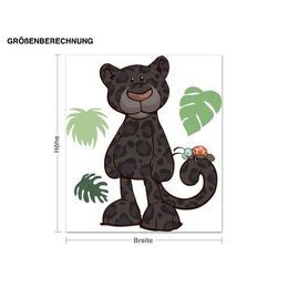 Wandtattoo Kinderzimmer NICI Wild Friends Babyzimmer Wandsticker Tiere Dschungel Baby, Junge & M&auml;dchen Kinder Wandaufkleber in S-XXL