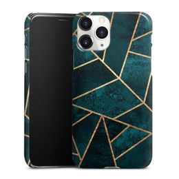 DeinDesign iPhone 11 Pro Handy Premium Case Smartphone Handyh&uuml;lle Schutzh&uuml;lle gl&auml;nzend Elisabeth Fredriksson Stone Gold & Copper Premium Case