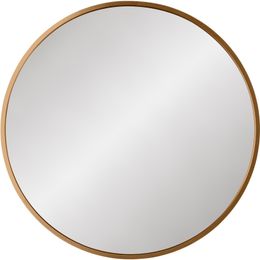 CLP Wandspiegel Elsie I Runder Spiegel in unterschiedlichen Gr&ouml;&szlig;en I Rahmentiefe 3 cm, ideal f&uuml;r Wohnzimmer, Schlafzimmer oder Bad
