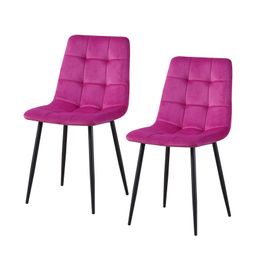 HTI-Living Stuhl Mesa Velvet 2er-Set