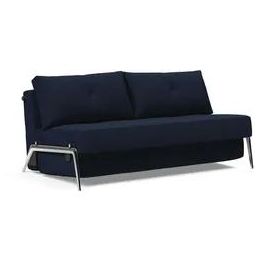 Schlafsofa INNOVATION LIVING TM "Cubed Klappsofa, hochwertige Schlaffunktion, Design und extra Komfort", blau, B:167cm H:78cm T:96cm, Sofas, Schlafsofa, Frontauszug, sehr platzsparend, abgewinkelt Sitzen, waagerecht liegen