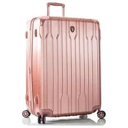Hartschalen-Trolley Heys "Xtrak, in verschiedenen Farben und Gr&ouml;&szlig;en", Gr. B/H/T: 53cm x 76cm x 30cm 127 l, bunt (rose gold), Polycarbonat-Verbundwerkstoff, festlich, Koffer, Heys Handgep&auml;ck-Koffer TSA Schloss Volumenerweiterung