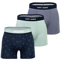 Happy Shorts Herren Boxershort Mehrfarbig