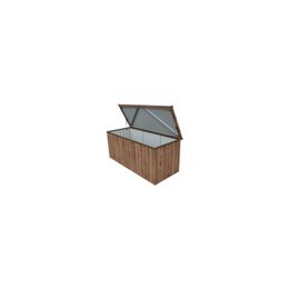 Duramaxx Duramax Metall Ger&auml;tebox Garten Aufbewahrungsbox Kissenbox 770 l, 174 x 73 x 73 cm