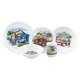 Seltmann Weiden Kindergeschirr Set Compact Blaulicht 5er Set