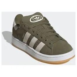 Sneaker Adidas ORIGINALS "CAMPUS 00S KIDS", M&auml;dchen, Gr. 37, medium schwarz khaki, sanftes wei&szlig;, cloud wei&szlig;, Leder, Schuhe Sneaker, f&uuml;r Kinder & Jugendliche