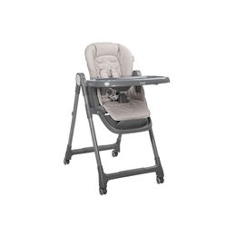 Lorelli Kinderhochstuhl Chef 3 in 1 klappbar Kinderstuhl Booster-Sitz Fu&szlig;st&uuml;tze beige