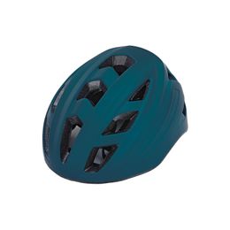Prophete ECO Urban Fahrradhelm, sto&szlig;feste Hartschaum-Innenschale, mit LED-Licht und Reflektionsstreifen, Gr&ouml;&szlig;e: 52-59 cm, Farbe: blau