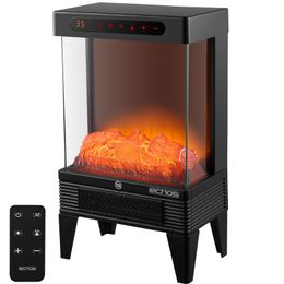 Echos Elektrokamin mit Heizl&uuml;fter Kaminillusion Flammeneffekt 1500W