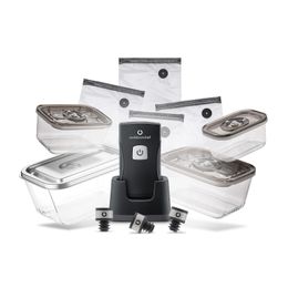 Outdoorchef Easy BBQ Vac Vakuumierer inkl. Starter Set - Kabelloser Einhand-Vakuumierer