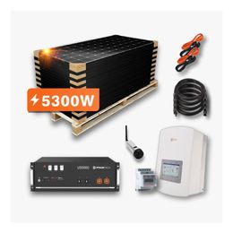 5,3kW Solaranlage mit 4,8kWh Speicher - bifaziale Module & Solis Hybrid Wechselrichter