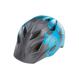 Prophete Kinder-Fahrradhelm, Inmold Technologie, mit LED-Licht und Reflektionsstreifen, Gr&ouml;&szlig;e: 52-56 cm, Farbe: blau