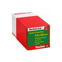 Fischer PowerFast 8,0&times;340 Holzbauschraube TK TX TG 50 Stk