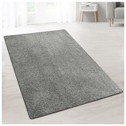 Karat homeliving Shaggy-Teppich auf Ma&szlig; Barcelona Grau 375