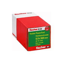 Fischer Power-Fast Holzbauschraube 8,0&times;360 SK TX40 TG 50 Stk