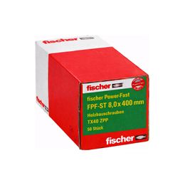 Fischer Power-Fast FPF-ST 8,0&times;400 Holzbauschraube TX40 50 Stk