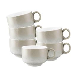 Seltmann Weiden Milchkaffeetassen mit Henkel Sento Home 350 ml 6er Set