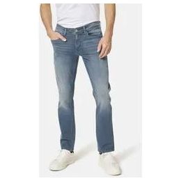 5-Pocket-Jeans Stooker Men "Glendale Season Slim Straight Fit Jeans", Herren, Gr. 44, L&auml;nge 32, blau (dusty blau), Denim/Jeans, 98% Baumwolle, 2% Elasthan, eng lang, Jeans 5-Pocket-Jeans, Slim Straight Fit Casual Clean Wash Denim Jeans f&uuml;r Herren