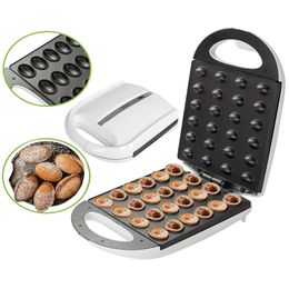 Zilan Elektrischer Nussb&auml;cker Oresckis Nut Maker Antihaftbeschichtung 1400 Watt wei&szlig;
