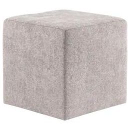 Hocker COTTA "Cuby", grau (mouse), B:40cm H:40cm T:40cm, 100% Polyester, Hocker, Hocker, Sitzw&uuml;rfel, Cube, Sitzhocker