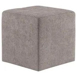 Hocker COTTA "Cuby", grau, B:40cm H:40cm T:40cm, 100% Polyester, Hocker, Hocker, Sitzw&uuml;rfel, Cube, Sitzhocker