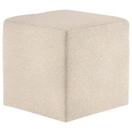 Hocker COTTA "Cuby", beige (nature), B:40cm H:40cm T:40cm, 96% POLYESTER (PES) / 4% POLYAMID (PA), Hocker, Hocker, Sitzw&uuml;rfel, Cube, Sitzhocker