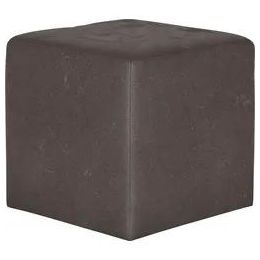 Hocker COTTA "Cuby", grau (dunkelgrau), B:40cm H:40cm T:40cm, 100% Polyester, Hocker, Hocker, Sitzw&uuml;rfel, Cube, Sitzhocker