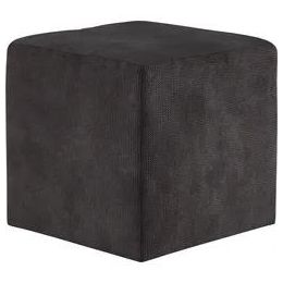 Hocker COTTA "Cuby", schwarz, B:40cm H:40cm T:40cm, 96% POLYESTER (PES) / 4% POLYAMID (PA), Hocker, Hocker, Sitzw&uuml;rfel, Cube, Sitzhocker