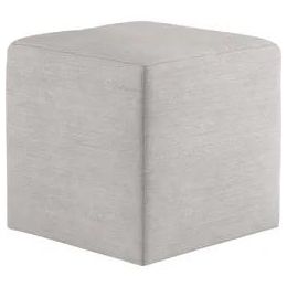 Hocker COTTA "Cuby", grau (light grau), B:40cm H:40cm T:40cm, 100% Polyester, Hocker, Hocker, Sitzw&uuml;rfel, Cube, Sitzhocker