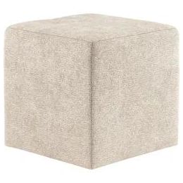 Hocker COTTA "Cuby", grau (platinum), B:40cm H:40cm T:40cm, 100% Polyester, Hocker, Hocker, Sitzw&uuml;rfel, Cube, Sitzhocker