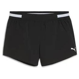 Trainingsshorts Puma "Puma STRONG Gewebte Trainingsshorts Damen", Damen, Gr. S, Normalgr&ouml;&szlig;en, schwarz, Obermaterial: 100% Polyester. Unterer Bund: 11% Elasthan, 78% Polyester, 11% Nylon, regular fit, Hosen
